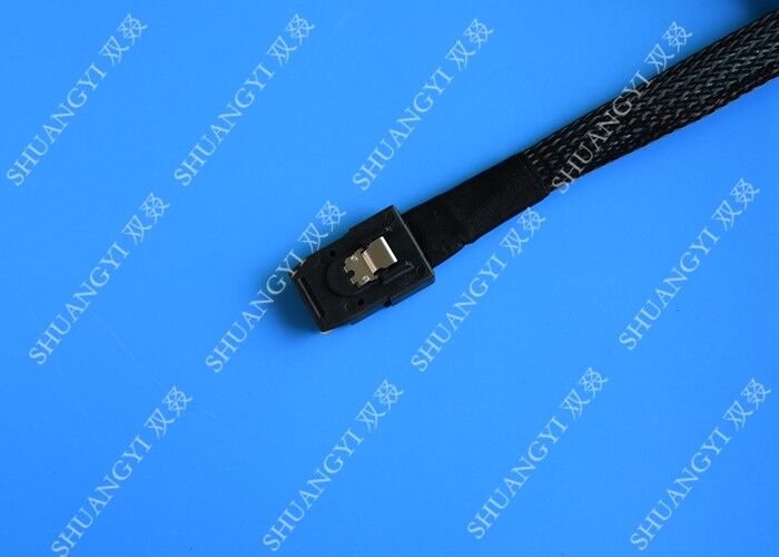 SFF 8087 To SFF 8087 Serial Attached SCSI Cable , 36 Pin Mini SAS Power ...