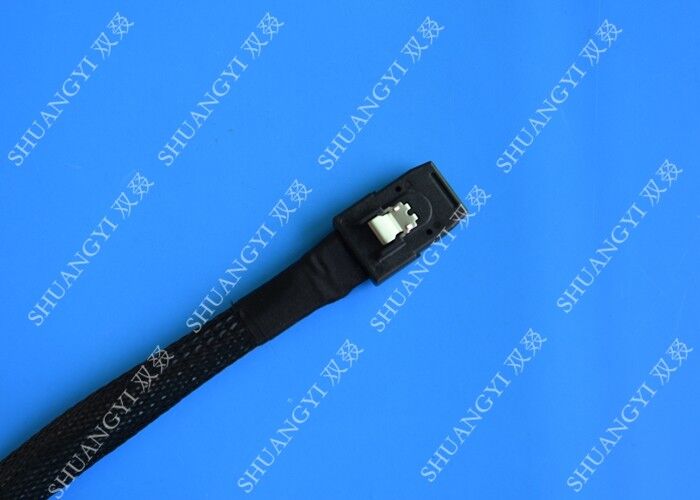SFF 8087 To SFF 8087 Serial Attached SCSI Cable , 36 Pin Mini SAS Power ...